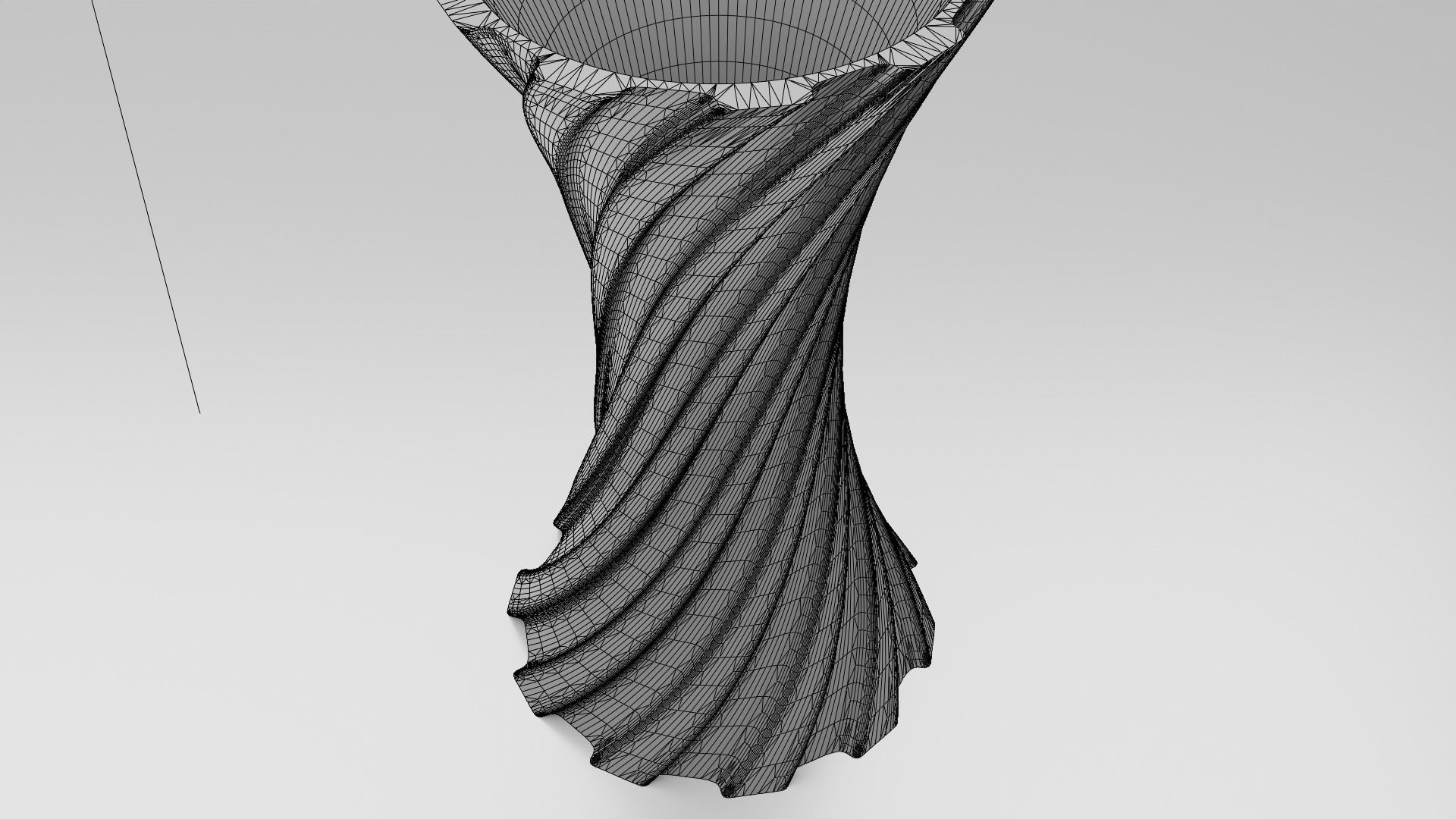 Twisted Wavy Six Vases 3D model 3D printable | CGTrader