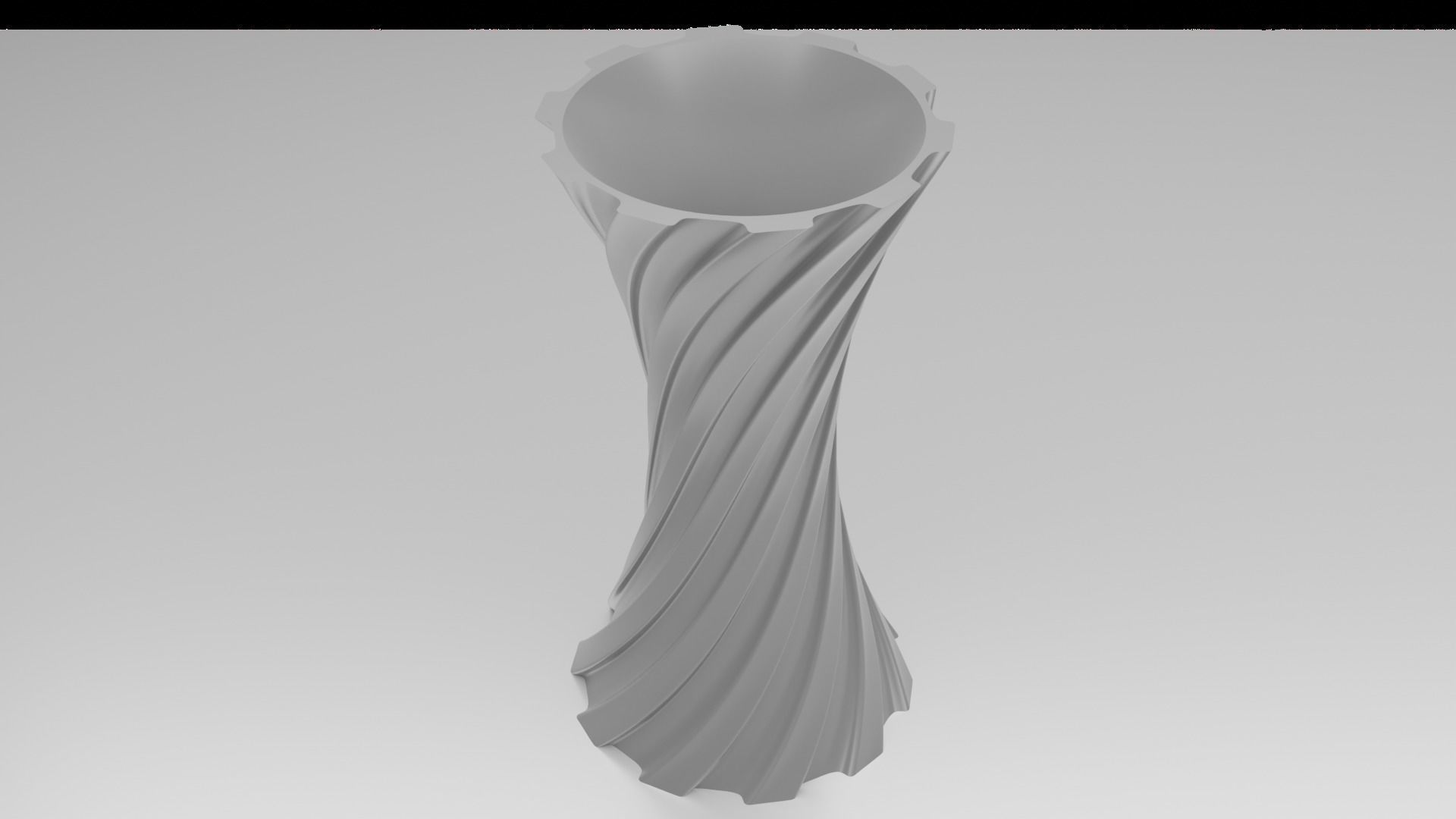 Twisted Wavy Six Vases 3D model 3D printable | CGTrader