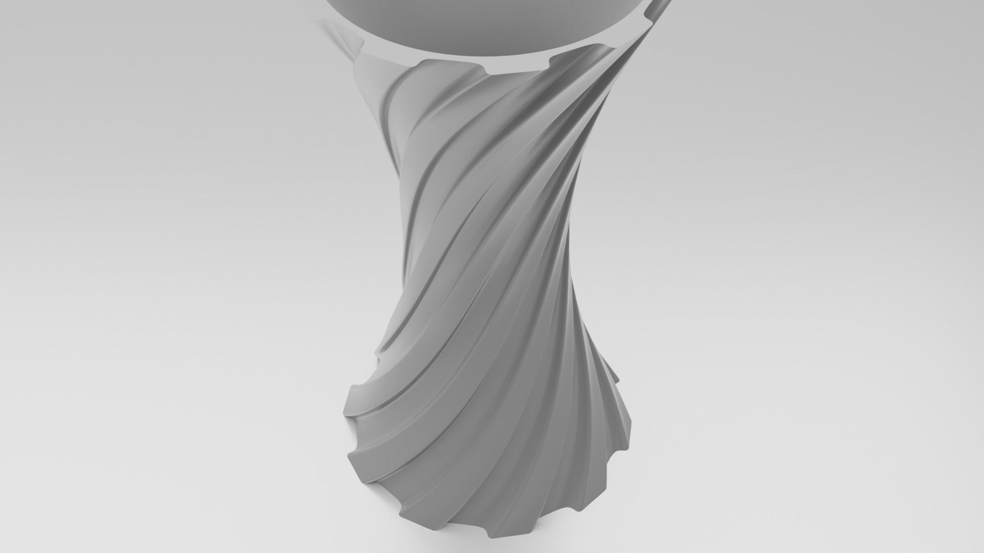 Twisted Wavy Six Vases 3D model 3D printable | CGTrader