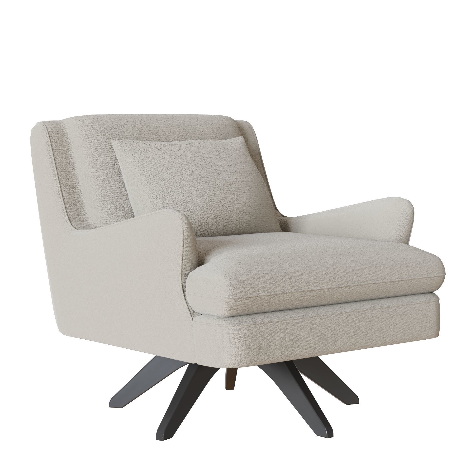 Venetian Lounge Chair Armchair by Holly Hunt 3D model rigged | CGTrader