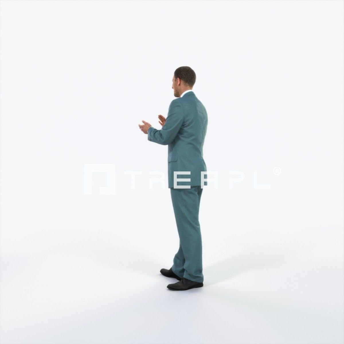 3D model Mistery 07G Clapping Elegant Man VR / AR / low-poly | CGTrader