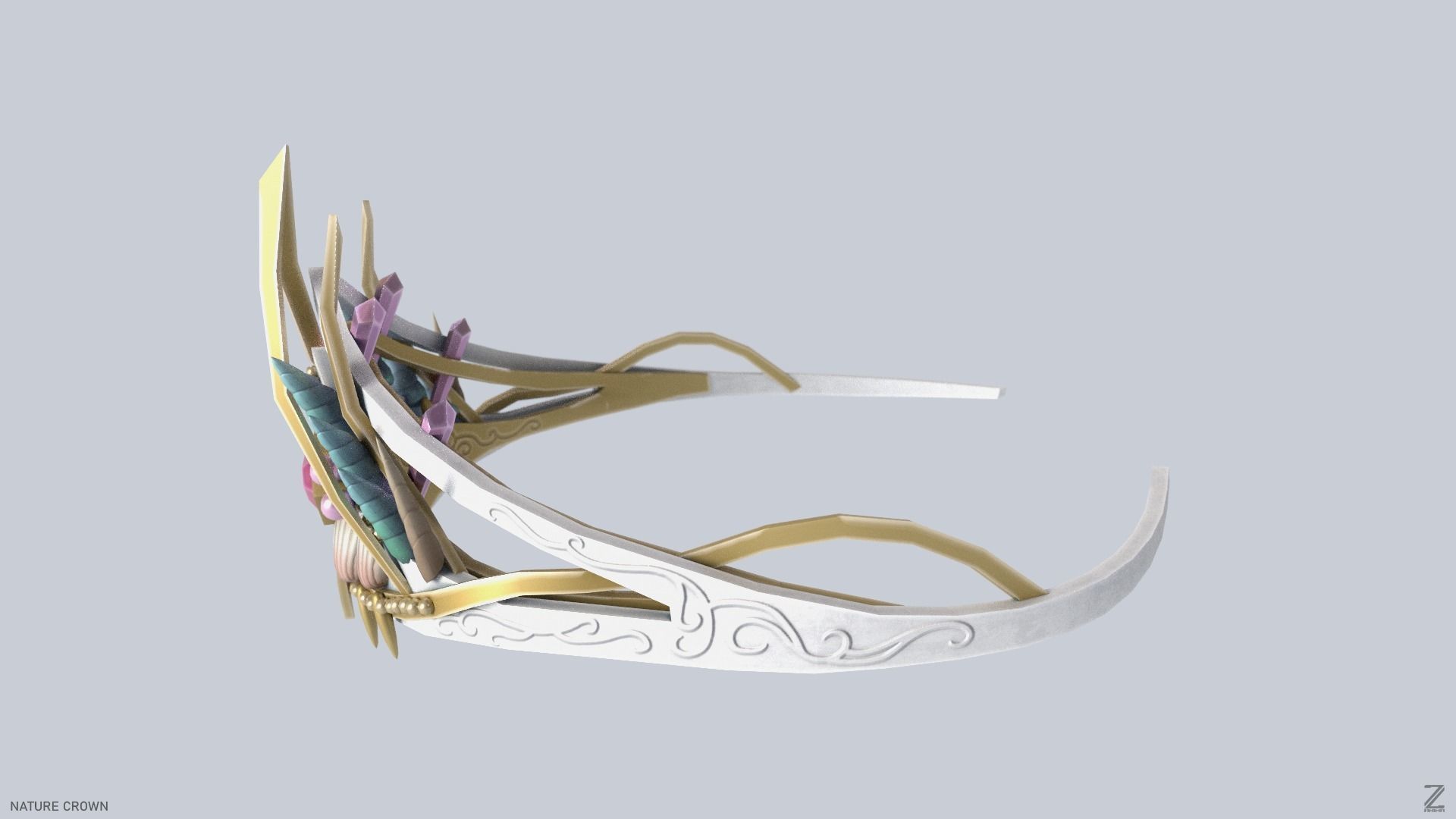 3D model Ocean crown VR / AR / low-poly | CGTrader