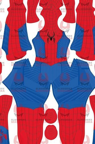 Spiderman Suit Web Pattern