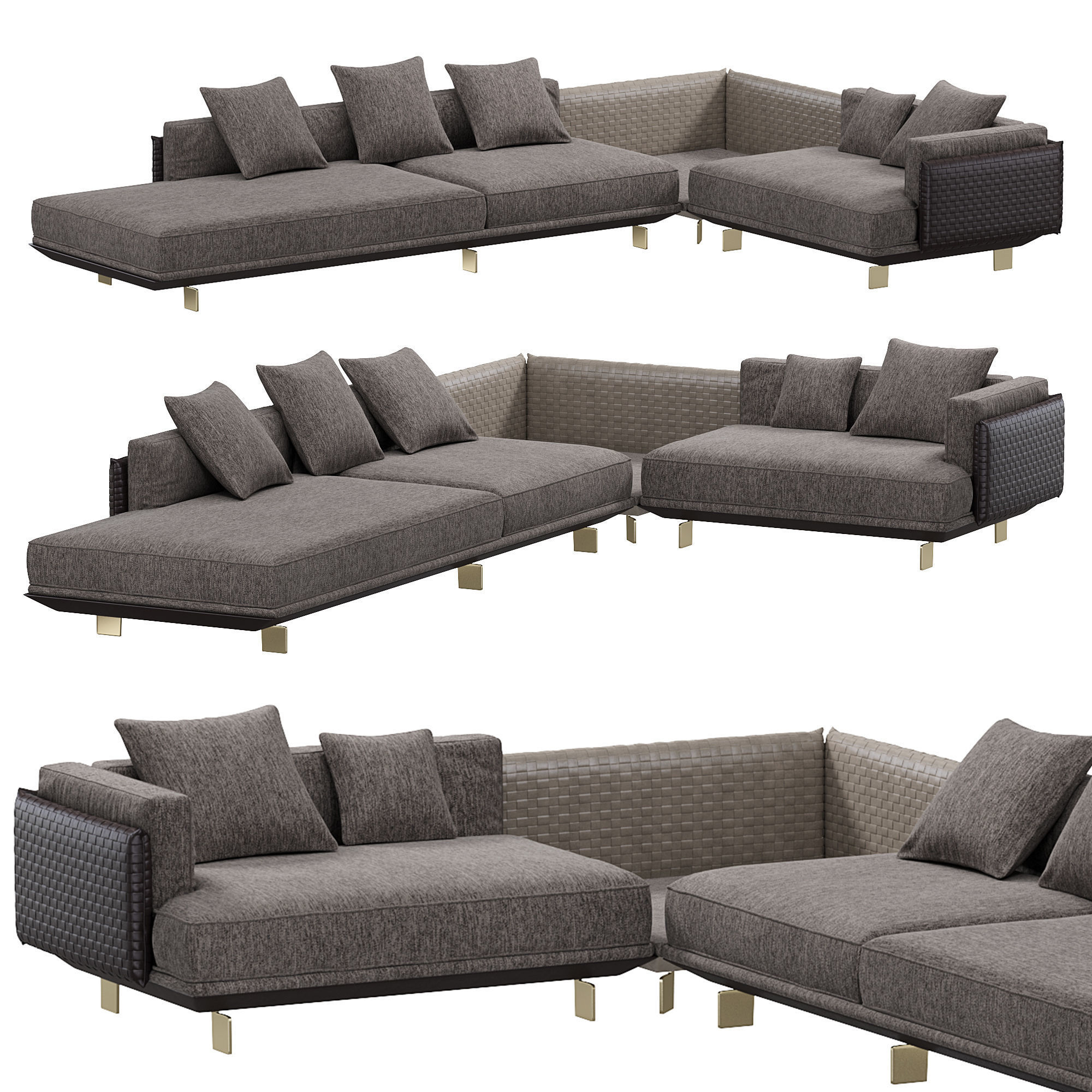 Campus Sofa by Mauro Lipparini 3D model | CGTrader
