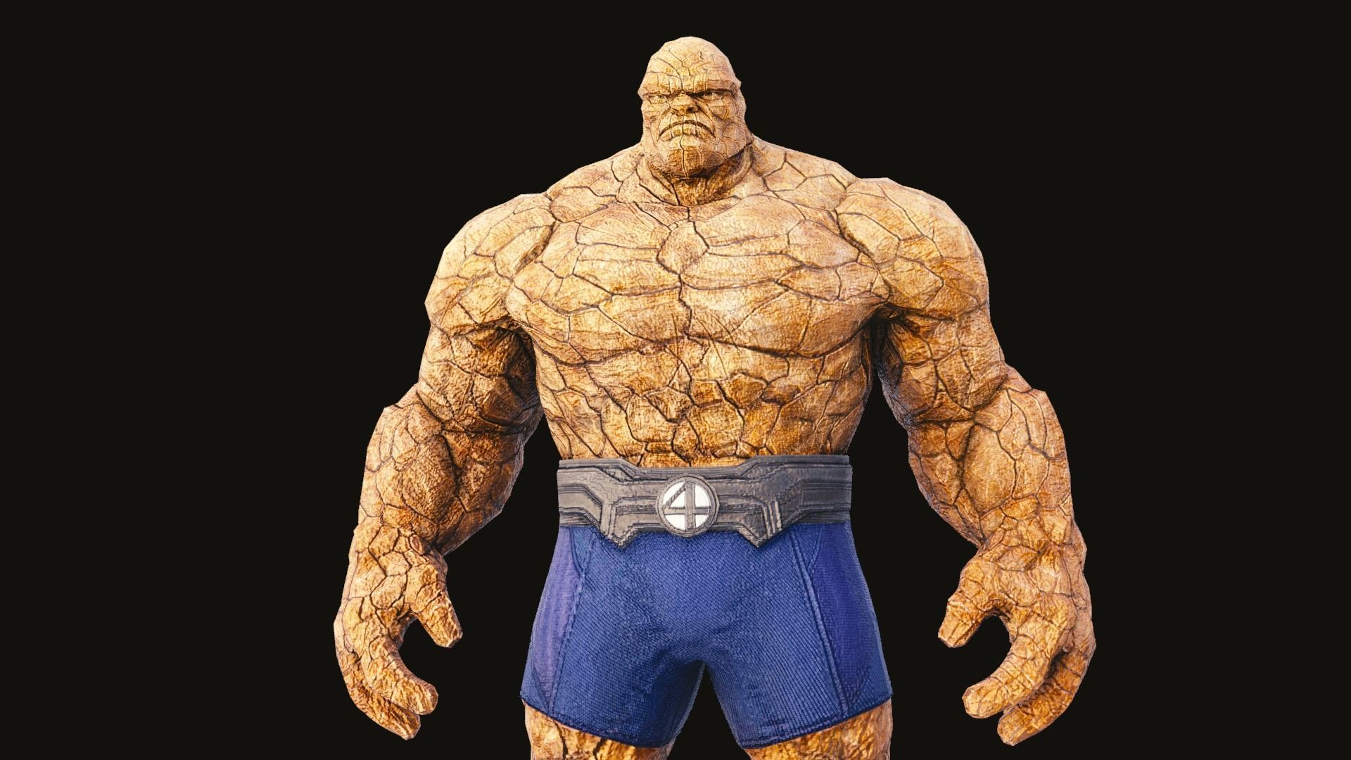 The Thing 3d model 3D model rigged | CGTrader