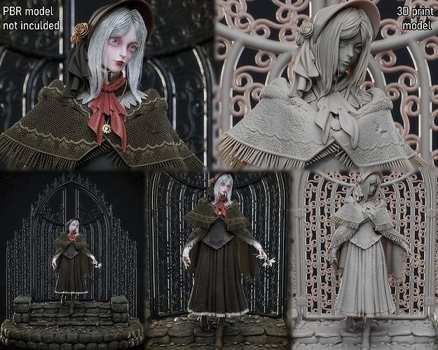 Bloodborne Doll 3D model 3D printable | CGTrader