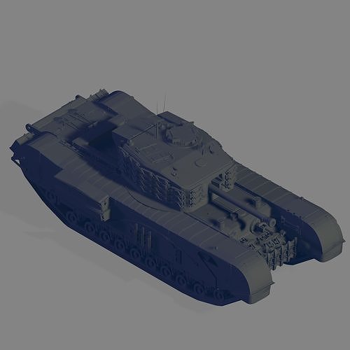 Churchill VII 3D model | CGTrader