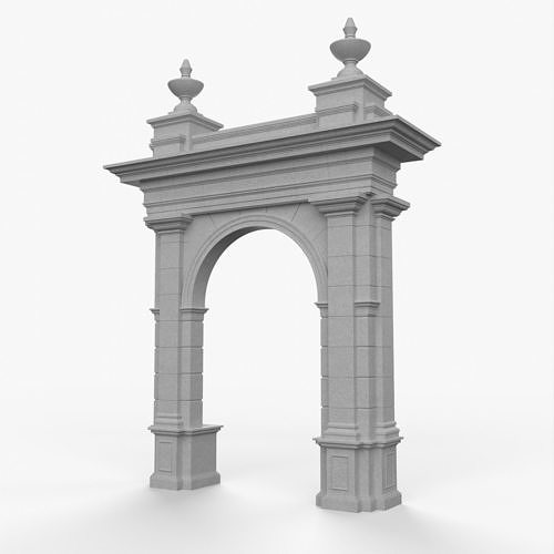 Textured Single Classic Arch 019 3D model | CGTrader