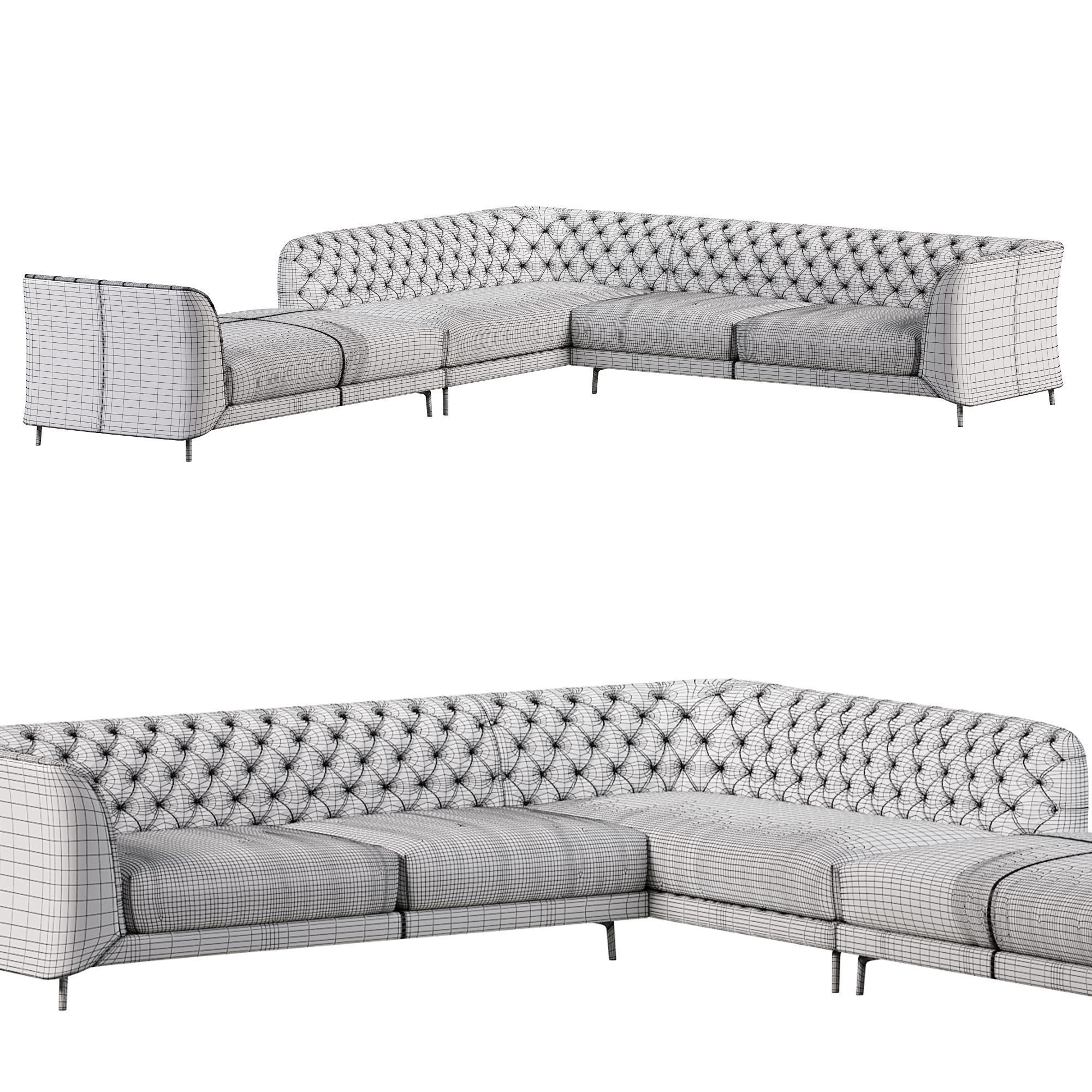 La scala sofa by natuzzi 3D model | CGTrader