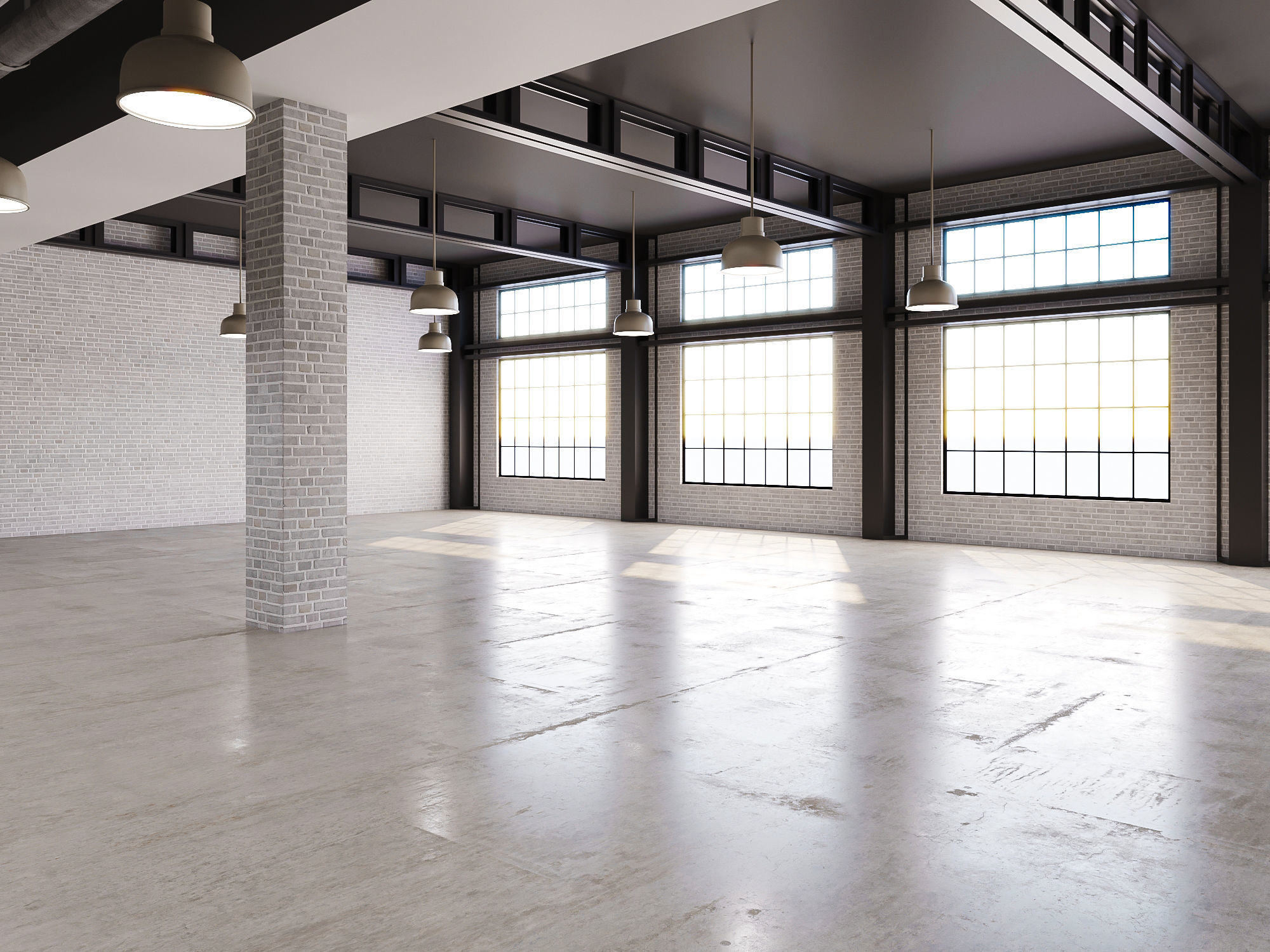 HDRI Interior Loft Office Hall Texture | CGTrader