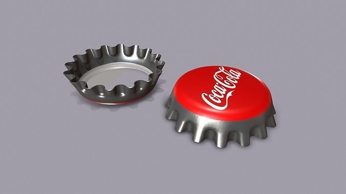 3D model Coca Cola Bottle Cap VR / AR / low-poly | CGTrader