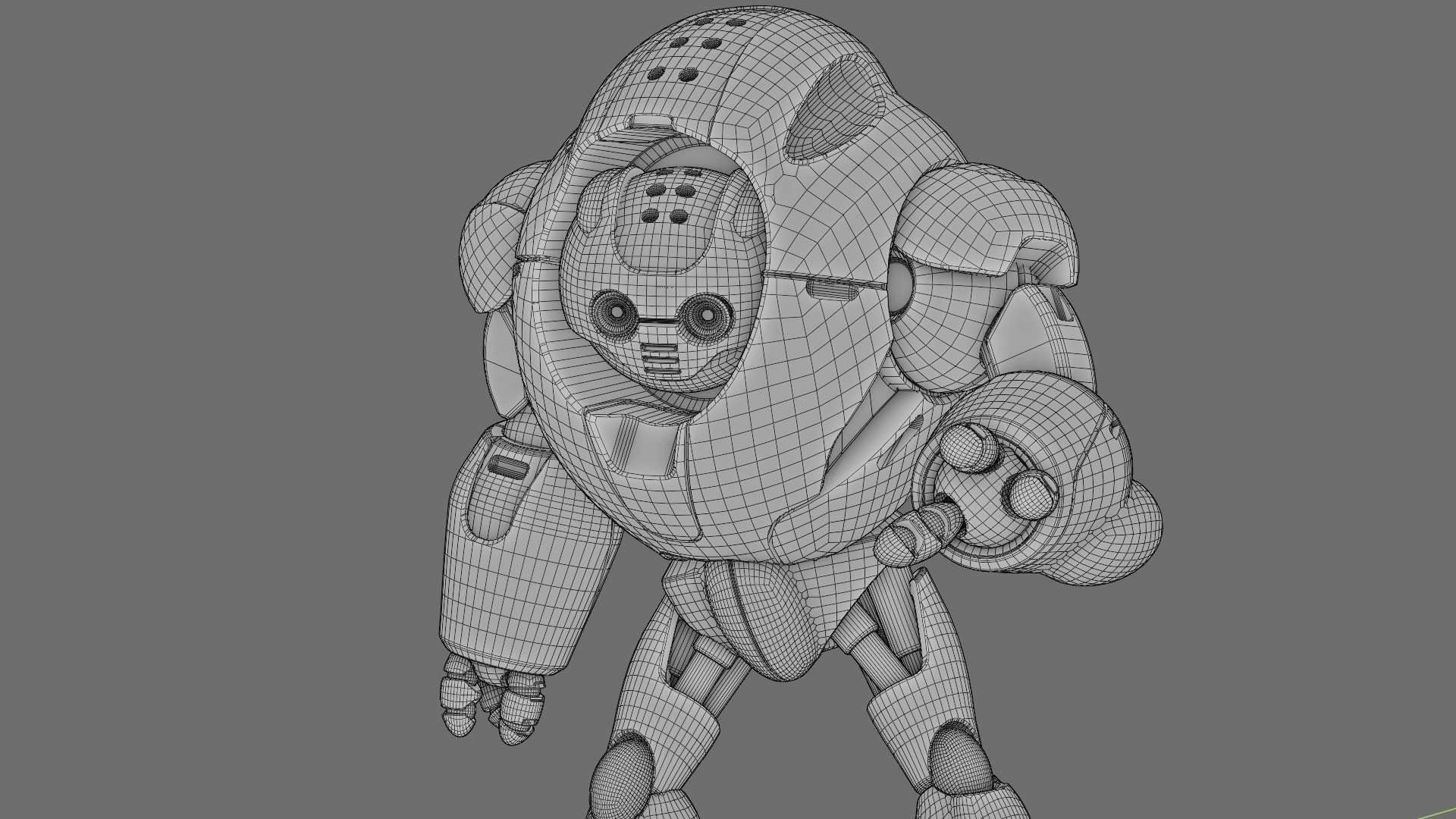 ASTRONAUT BOT V-2000 RIGGED 3D model rigged | CGTrader