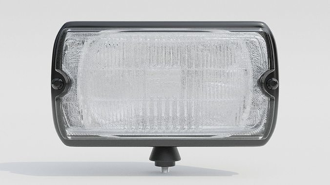 Classic Cibie 35 Airport Fog Light 3D model | CGTrader