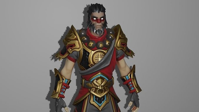 Wukong - Fortnite skin 3D model animated rigged | CGTrader