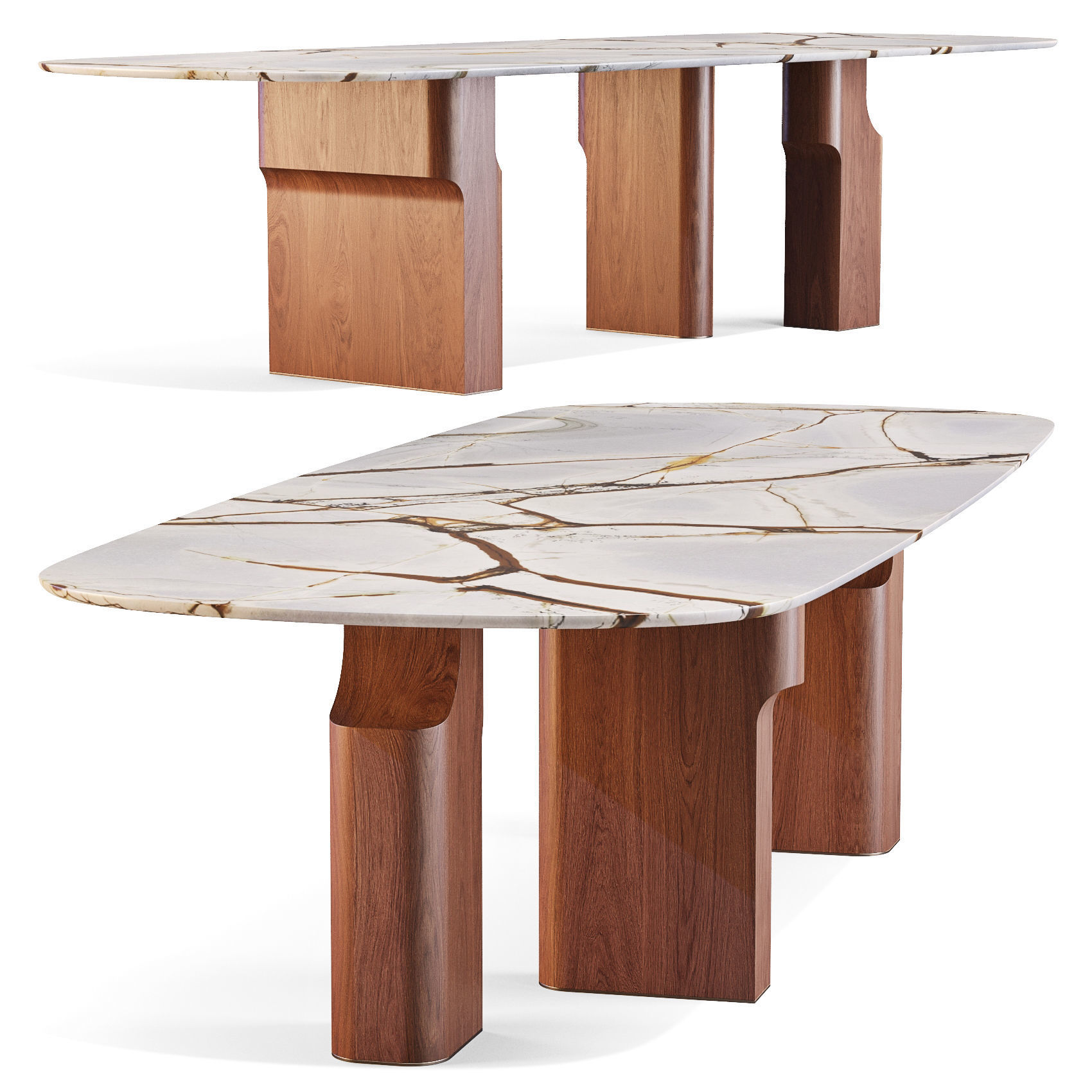 Paolo Castelli Kenya - Dining Table 3D model | CGTrader