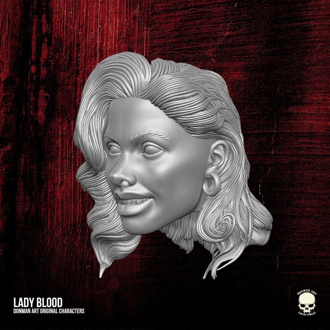 Lady Blood Heads 3D printable File 3D model 3D printable | CGTrader