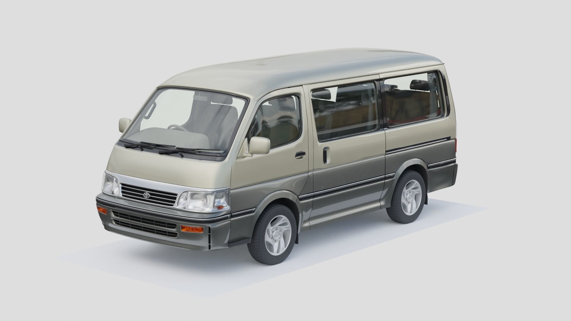 3D model Toyota Hiace 1993 VR / AR / low-poly | CGTrader
