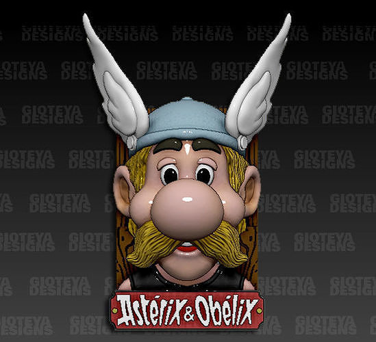 Asterix and Obelix - Asterix 3D model | CGTrader