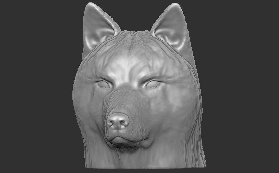 Wolf head for 3D printing 3D model 3D printable | CGTrader