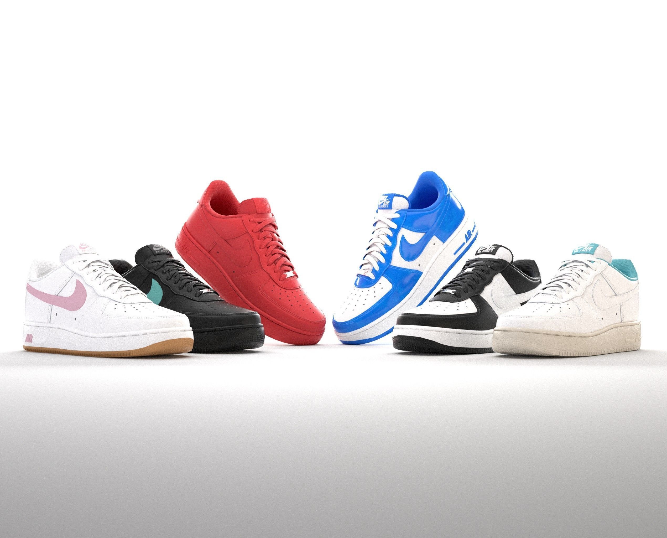 3D model Air Force 1 Variety Pack VR / AR / low-poly | CGTrader