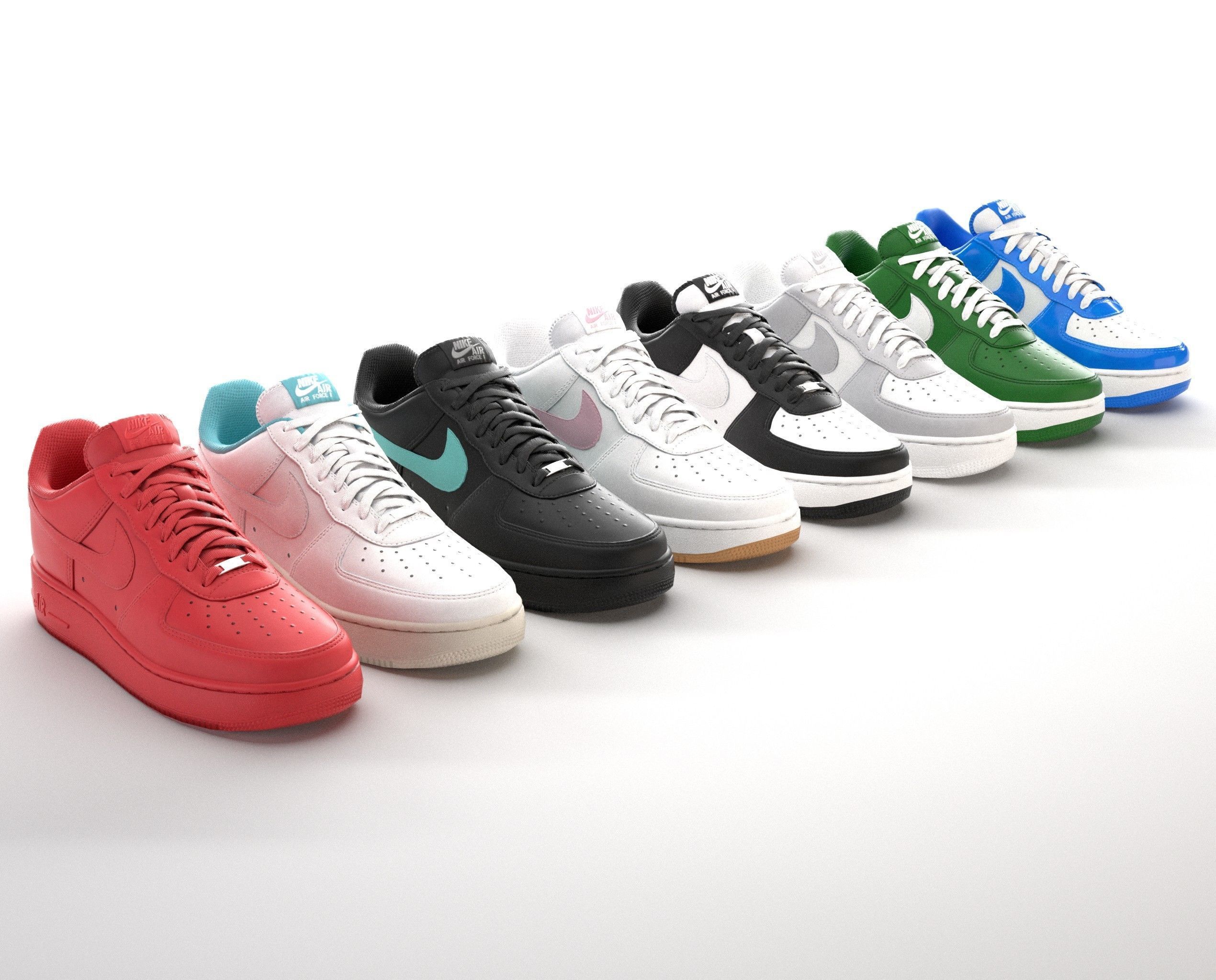 3D model Air Force 1 Variety Pack VR / AR / low-poly | CGTrader