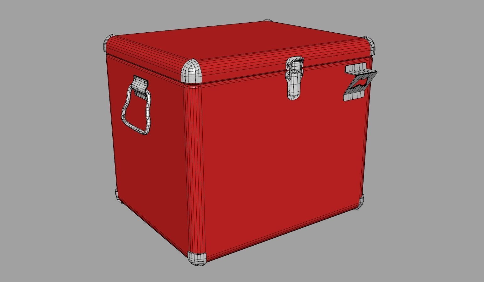 Vintage Metal Cooler 3D model | CGTrader