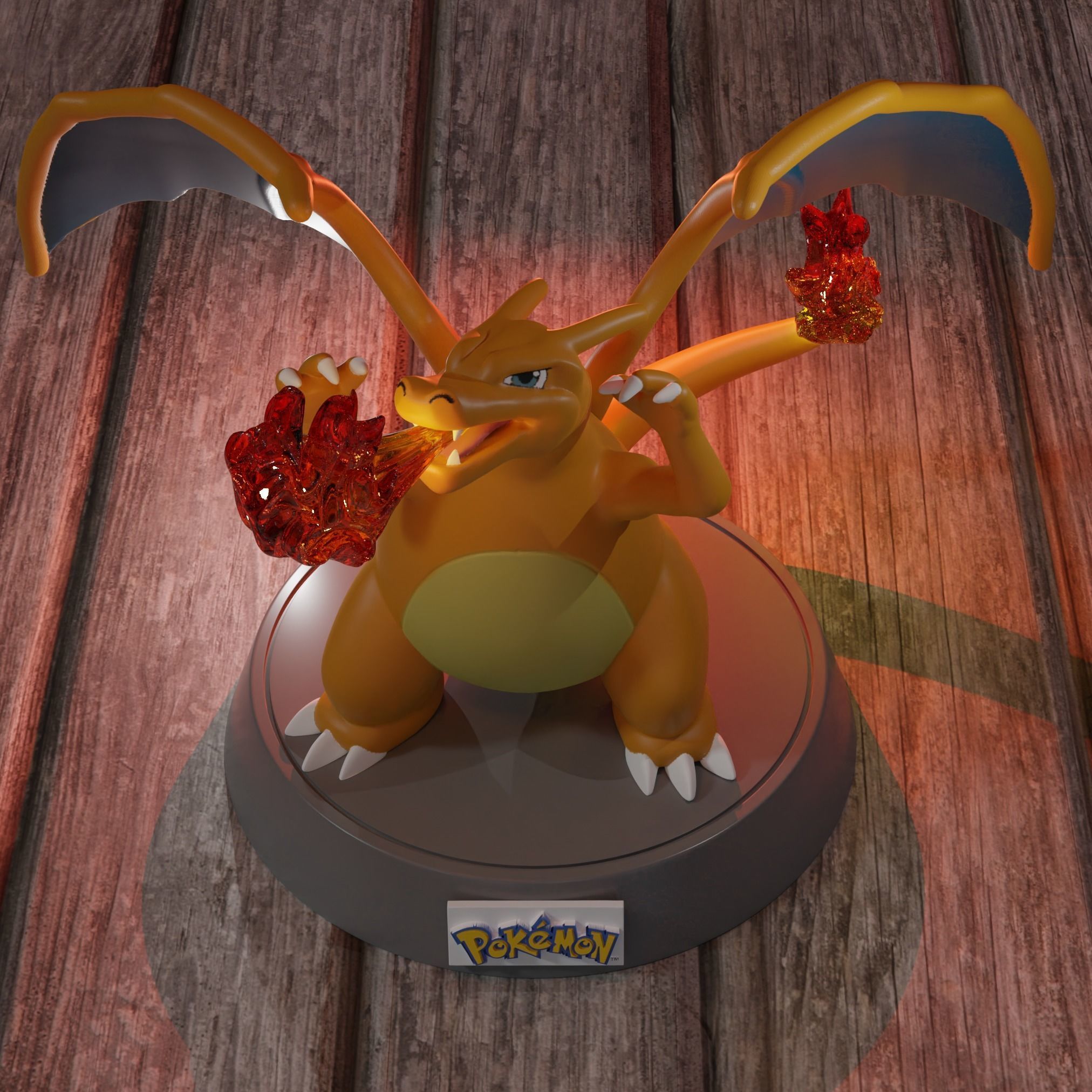 Charizard Pokemon 3D model 3D printable | CGTrader
