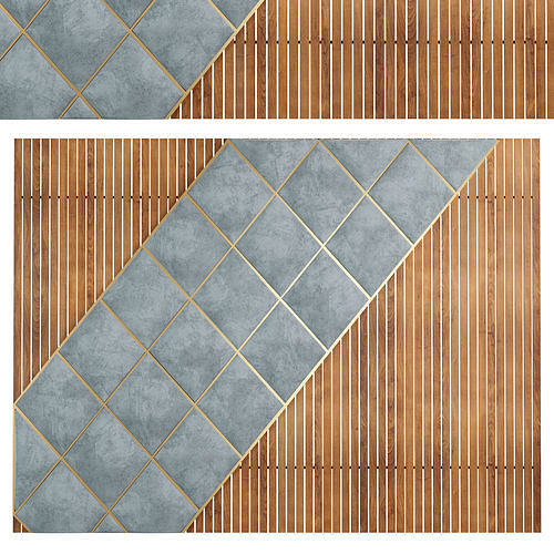 wall panels 005 3D model | CGTrader