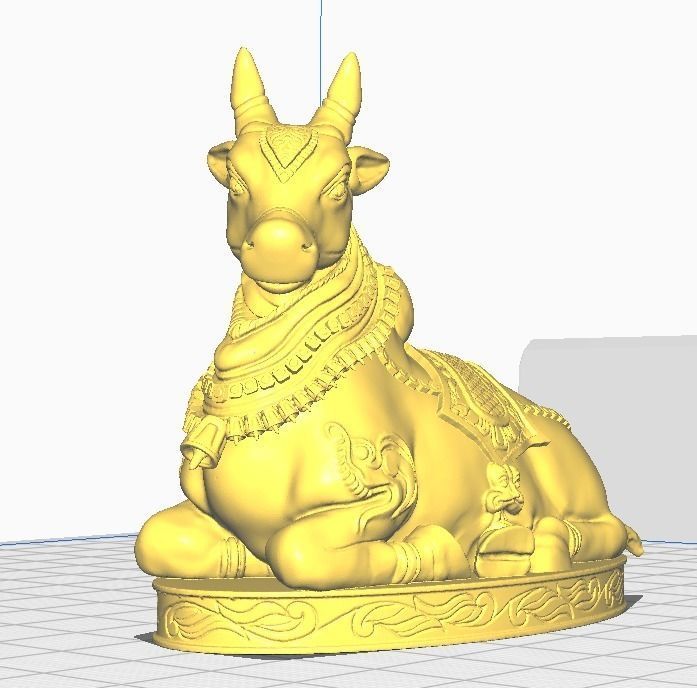 Full Nandi Bull 3D model 3D printable | CGTrader