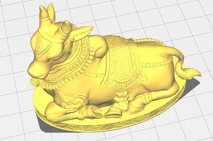 Full Nandi Bull 3D model 3D printable | CGTrader
