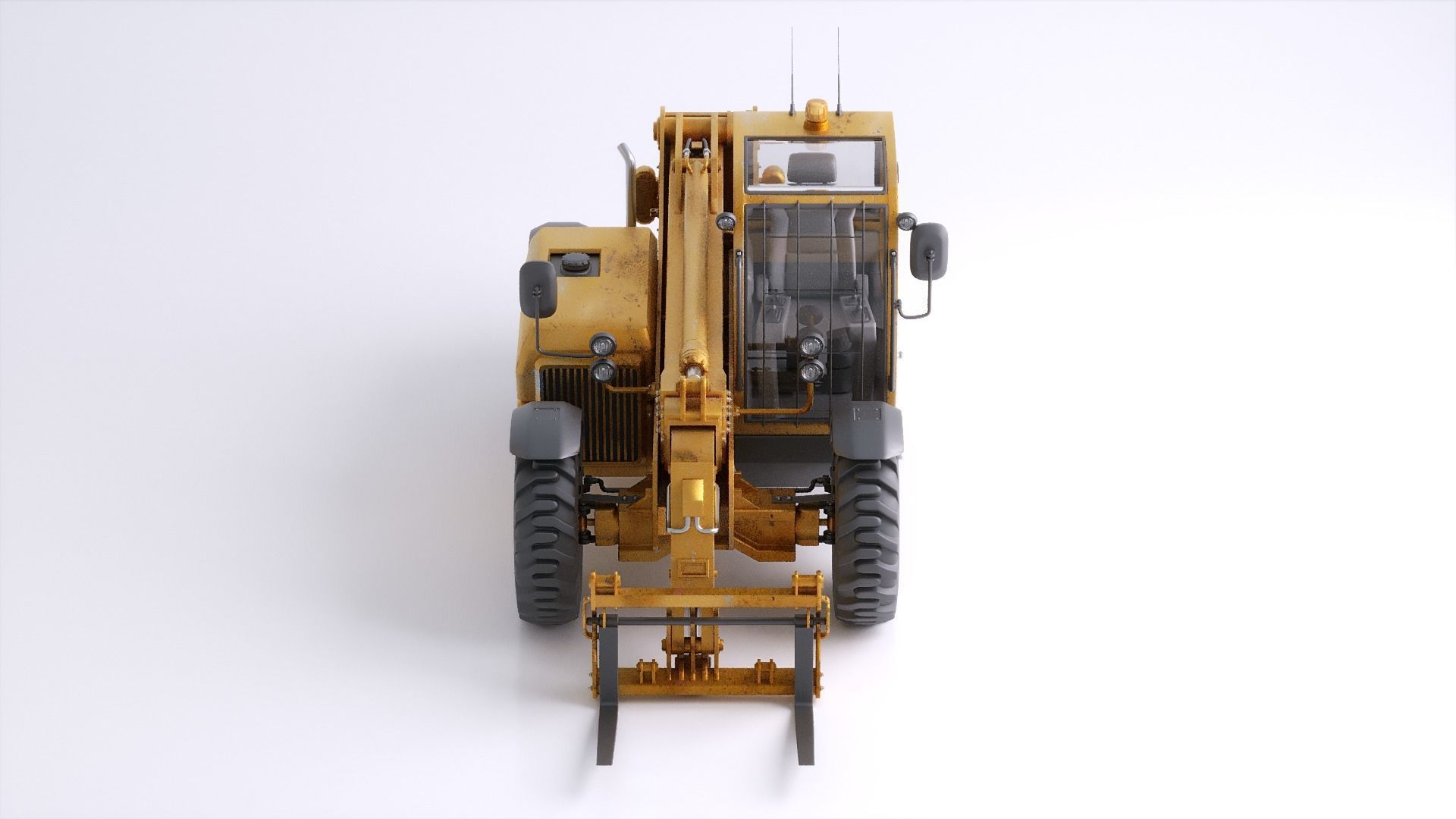 Photorealistic Telehandler 3D Model - Elevate Your Designs 3D model ...