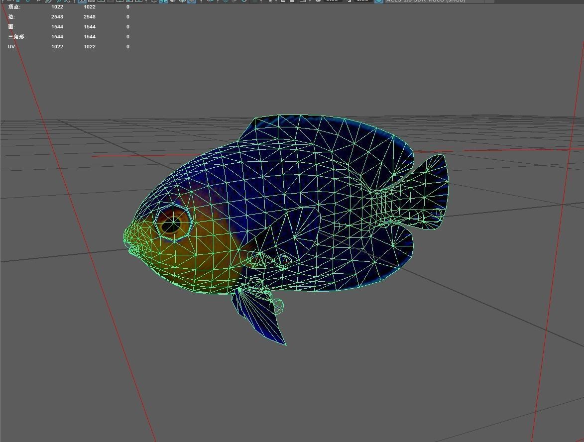 Bass fish 3D model rigged | CGTrader
