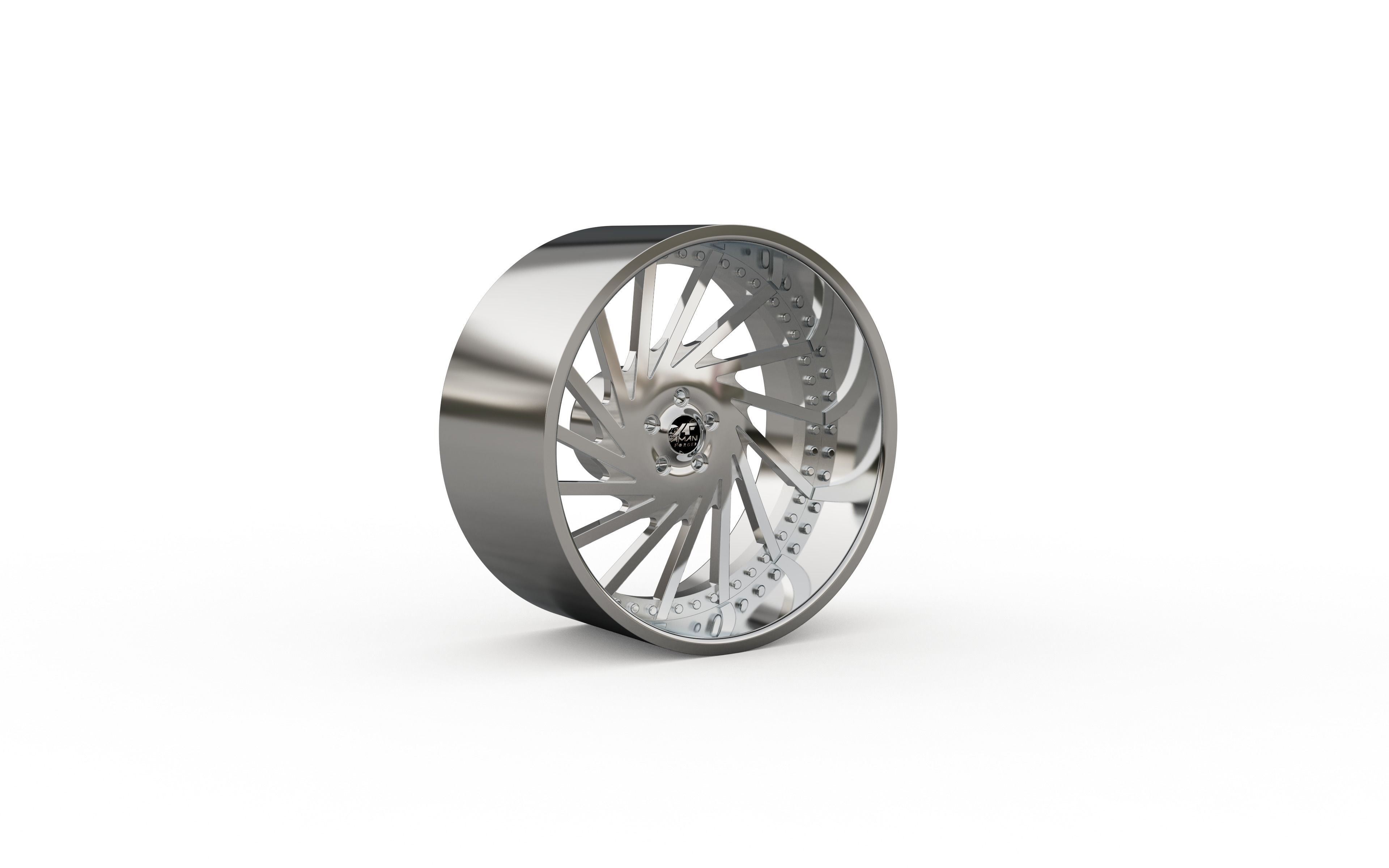 AMANI FORGED ALDO WHEEL 3D model 3D printable | CGTrader