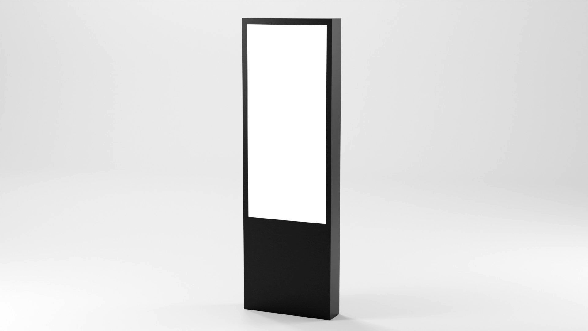 3D model Digital Roll Up Advertising Banner VR / AR / low-poly | CGTrader