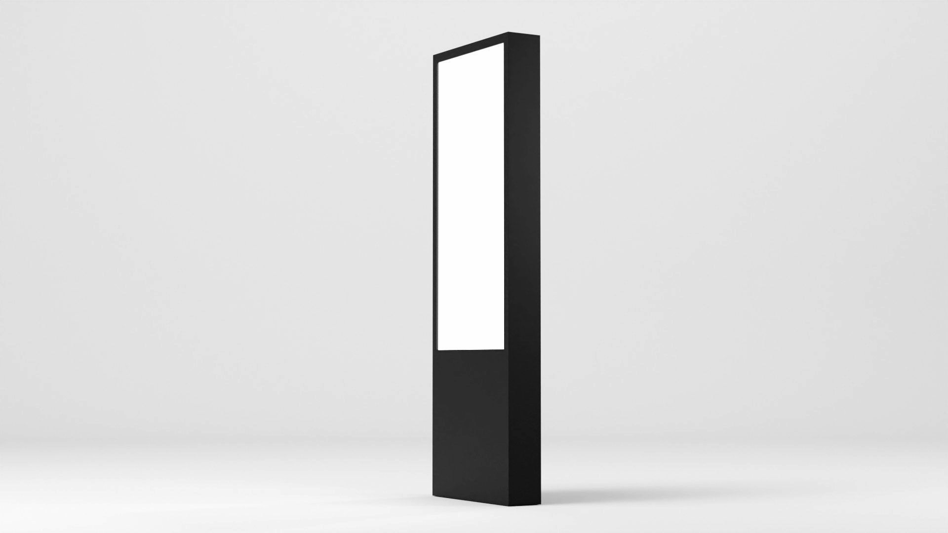 3D model Digital Roll Up Advertising Banner VR / AR / low-poly | CGTrader