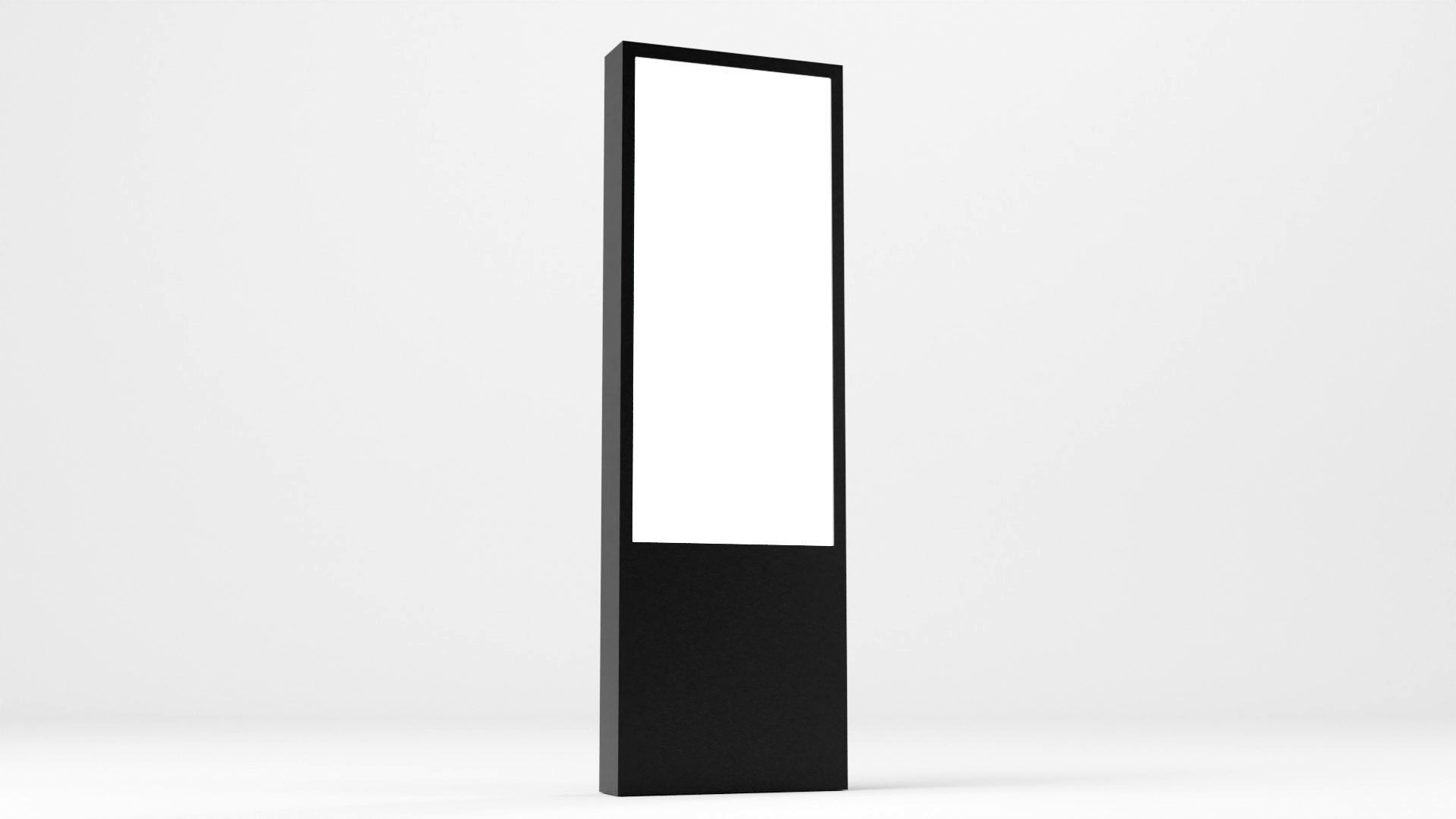 3D model Digital Roll Up Advertising Banner VR / AR / low-poly | CGTrader