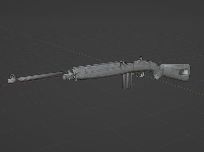 3D model M1 M2 Carbine VR / AR / low-poly | CGTrader