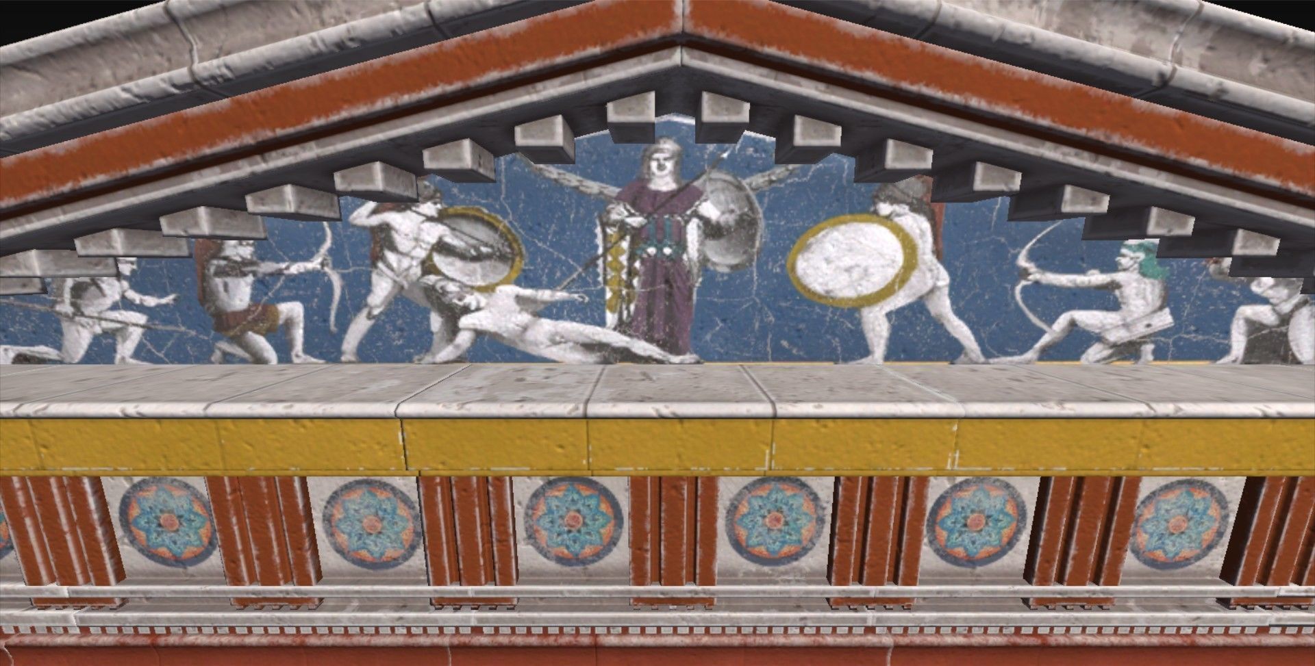 3D model Historical Greek Temple 1 VR / AR / low-poly | CGTrader