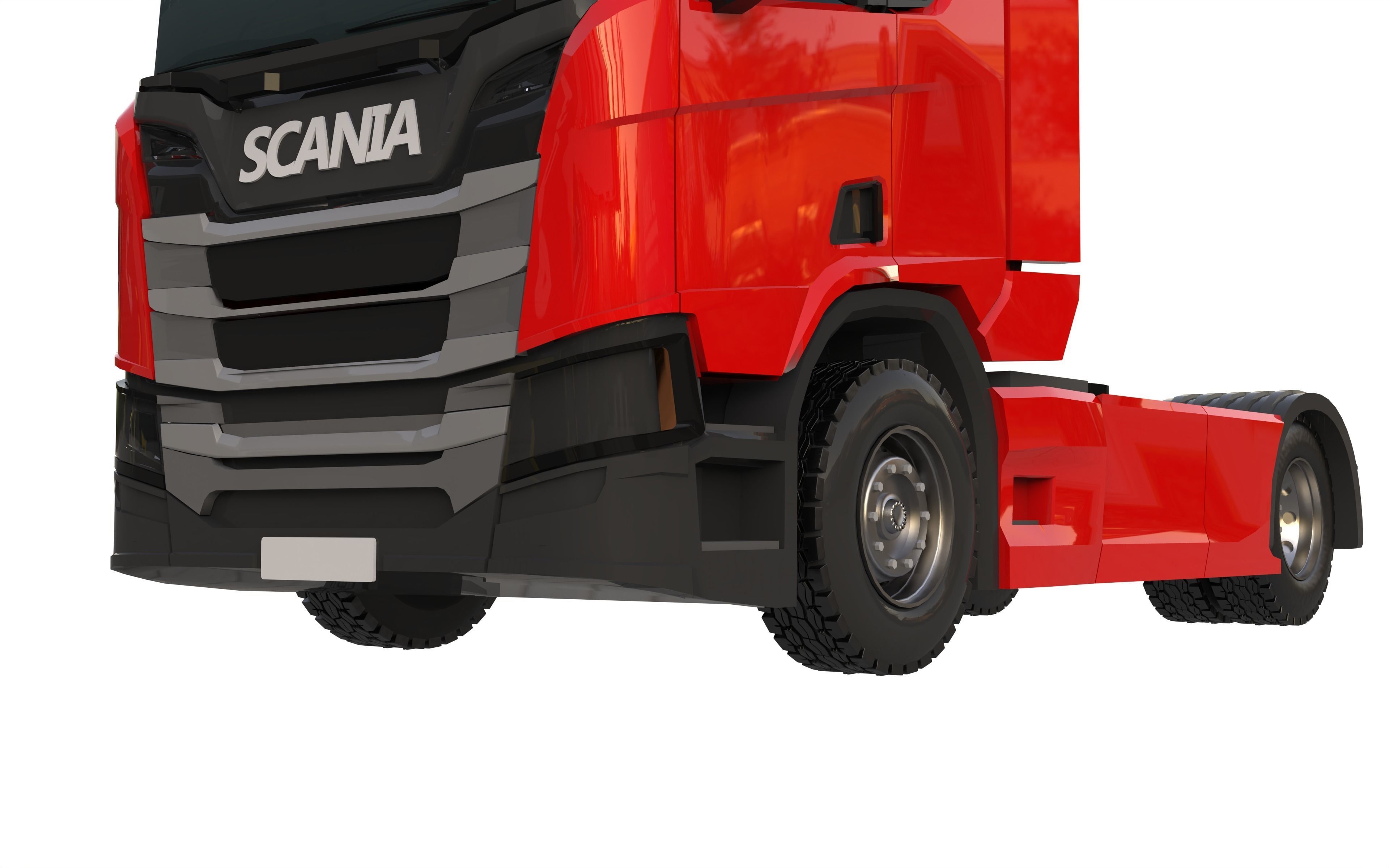 SCANIA KR R 500 TRUCK 3D model 3D printable | CGTrader