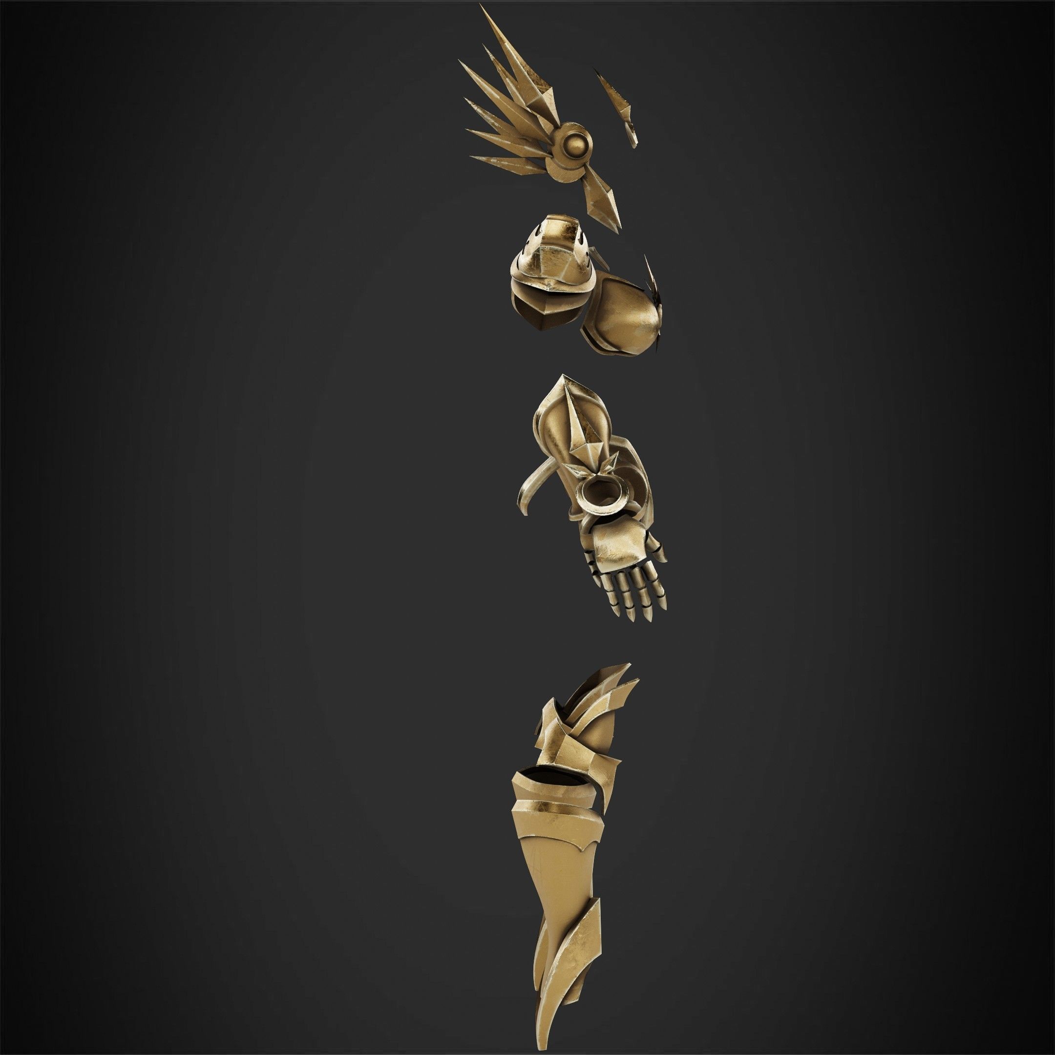 League of Legends Leona Armor for Cosplay 3D model 3D printable | CGTrader