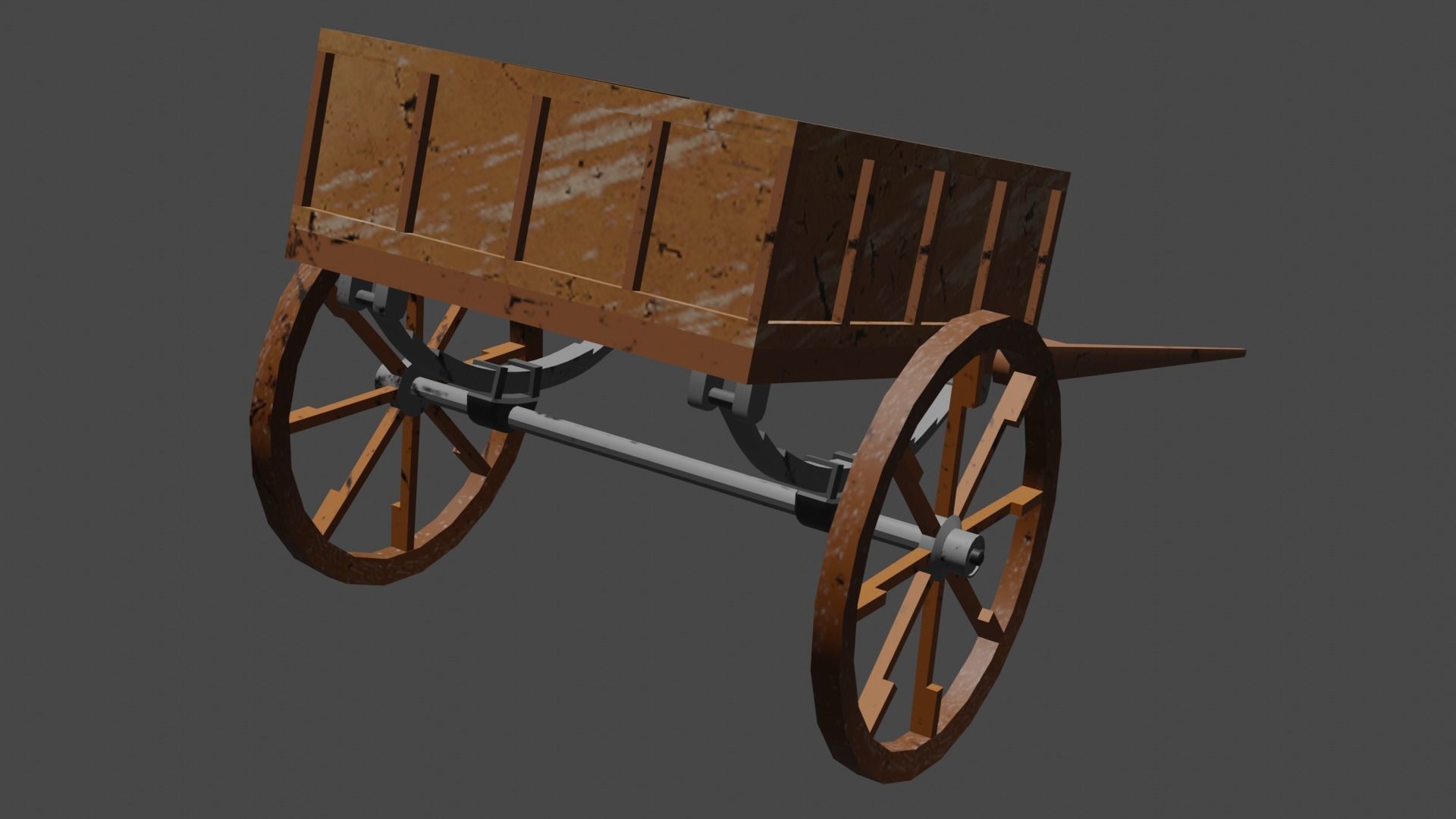 3D model Freight cart VR / AR / low-poly | CGTrader