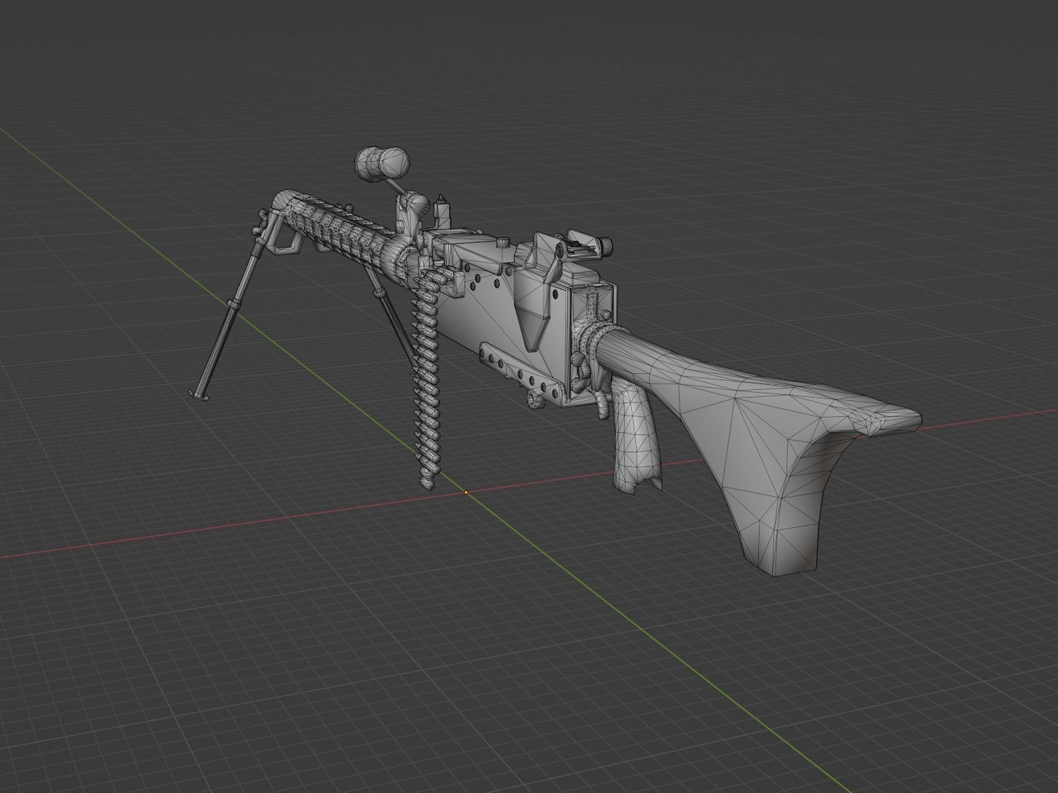 3D model M1919 Browning cal 30 VR / AR / low-poly | CGTrader