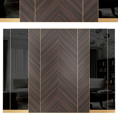 Wall panels 006 3D model | CGTrader