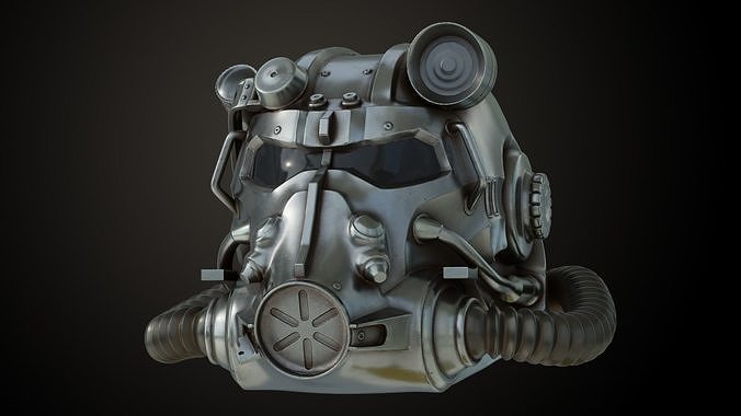 Fallout T60 Helmet 3D model 3D printable | CGTrader