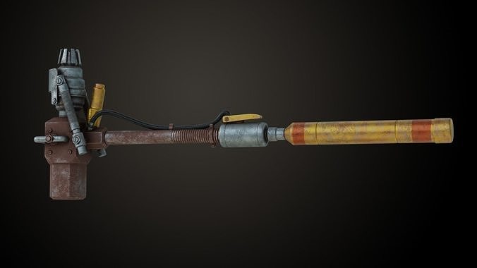 Fallout Super Sledge Hammer 3D model 3D printable | CGTrader