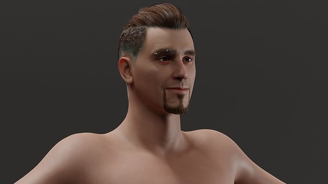 Realistic Male - Randal 3D model rigged | CGTrader