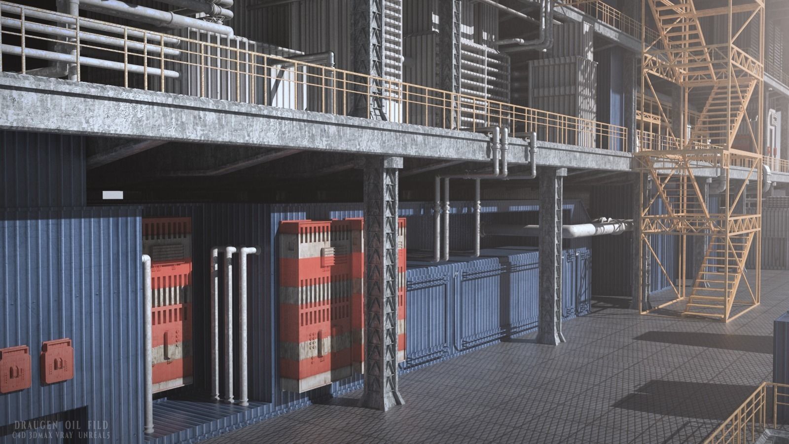 Draugen OilFild 3D model | CGTrader