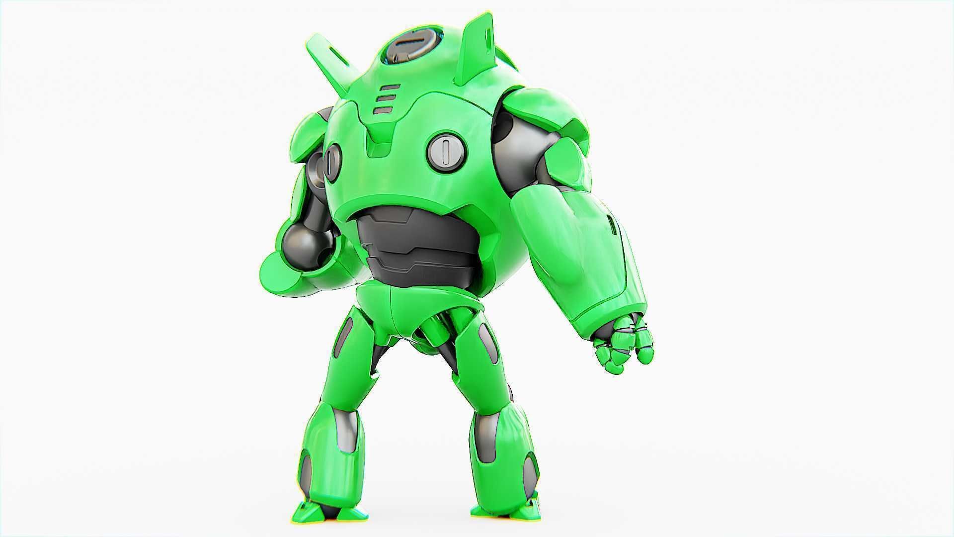 ASTRONAUT BOT V-3000 RIGGED 3D model rigged | CGTrader