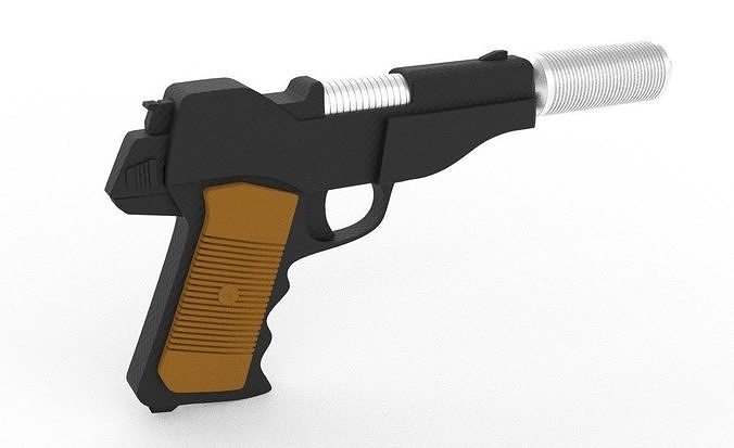 UFO SHADO Blaster Pistol Gun Gerry Anderson 3D Prop Cosplay 3D model ...