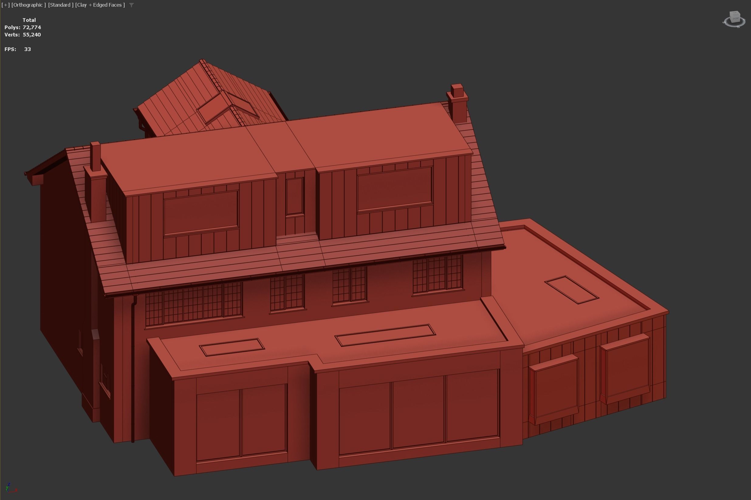 British House Garden Way 3D model | CGTrader